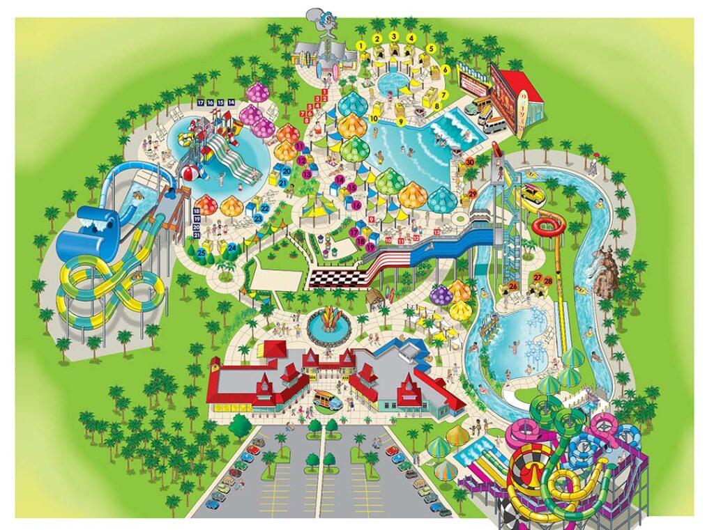 Park Map | Cowabunga Bay | Henderson, NV